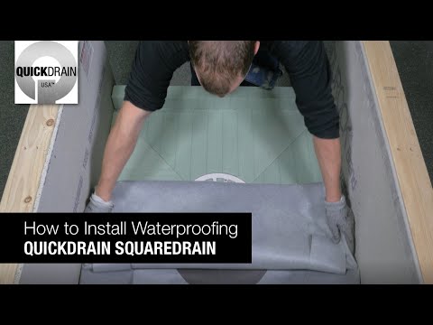 How to Install Waterproofing – QuickDrain SquareDrain