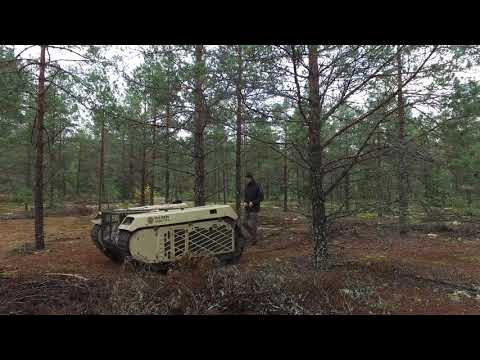 THeMIS UGV Intelligent Functions - Tethered follow-me