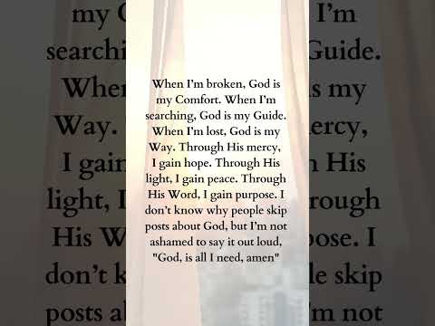 God, thank You for being my strength and my defense. #prayer