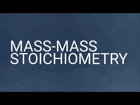 Mass-Mass Stoichiometry