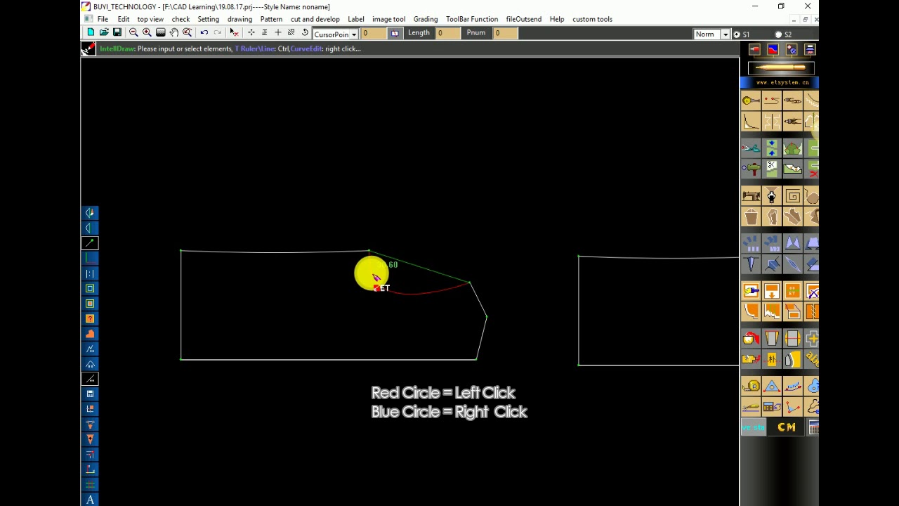 CAD Pattern Making Tip #01- Intelligent tool by 
