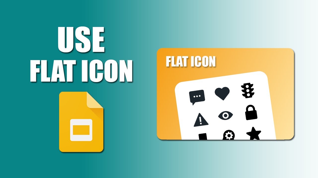 How to use flaticon in google slides