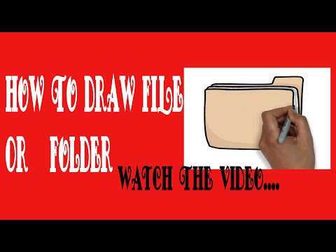 How To Draw A Folder| How To Draw A Folder Step By Step – How To Draw