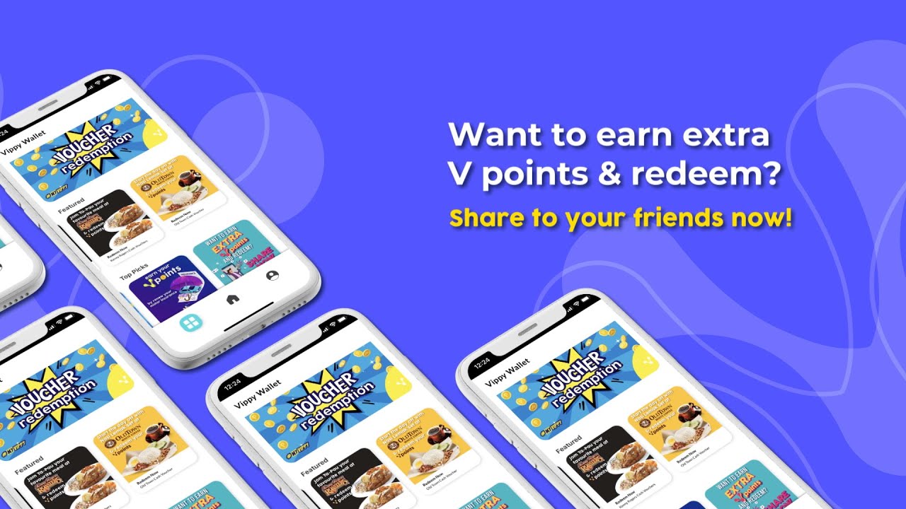 MyVippy - Share with your friends to EARN more V points!