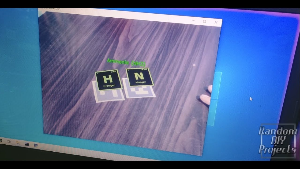 Combined Elements | Periodic Table | Augmented Reality using Python
