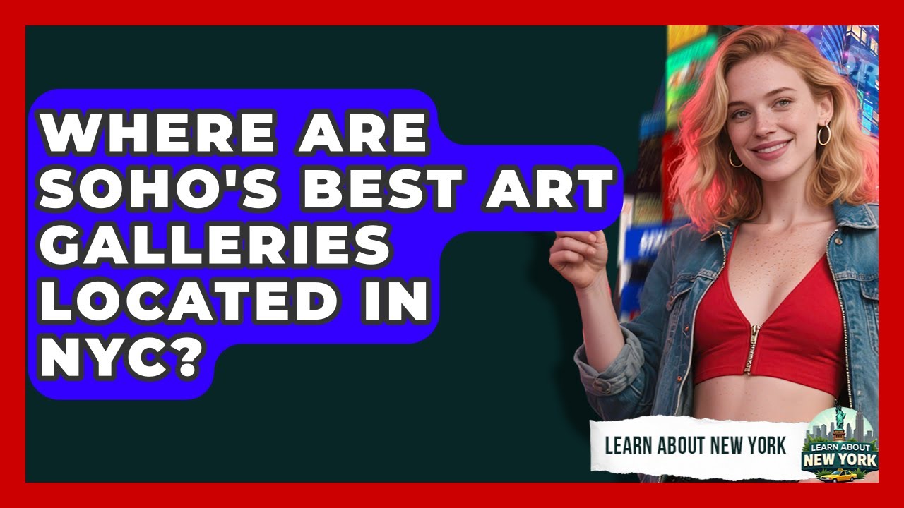 Where Are SoHo's Best Art Galleries Located In NYC? - Learn About New York