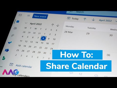 How To Share Your Outlook Calendar