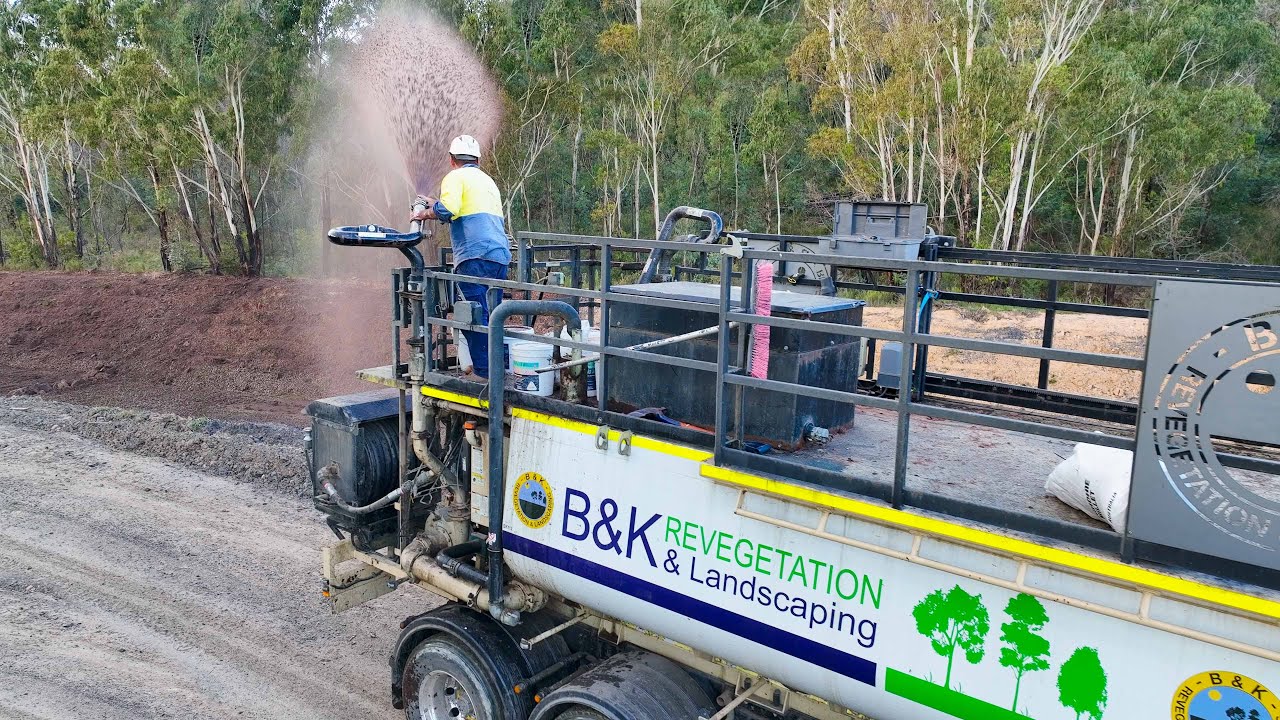 Erosion control, revegetation, and hydromulching