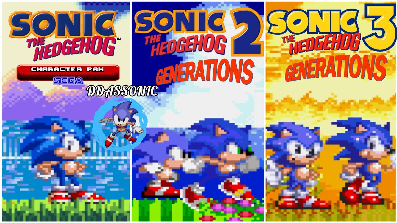 Generations Sonic Style in Sonic Trilogy • Sonic Hack