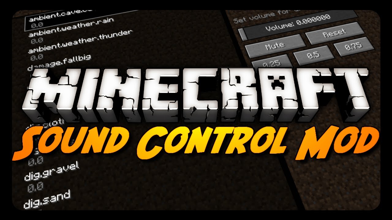 Minecraft: SoundControl Mod + Server Update!