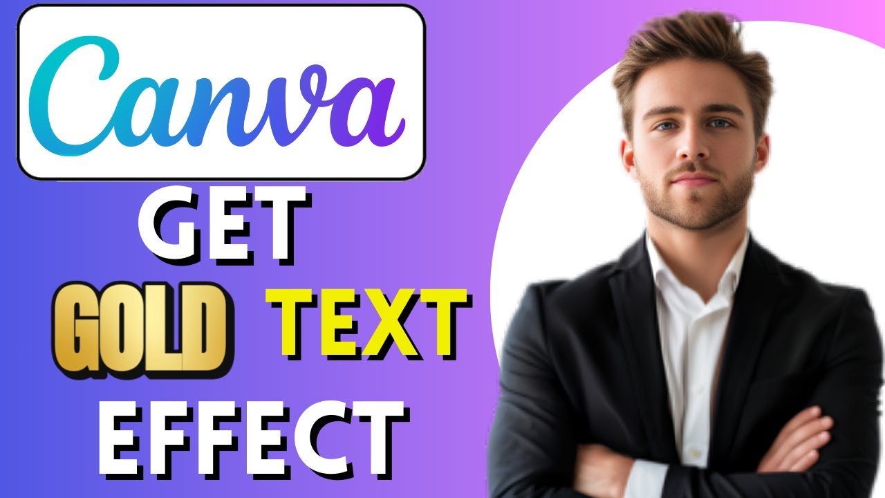How to Create Gold Text Effect In Canva (2025) Easy Tutorial