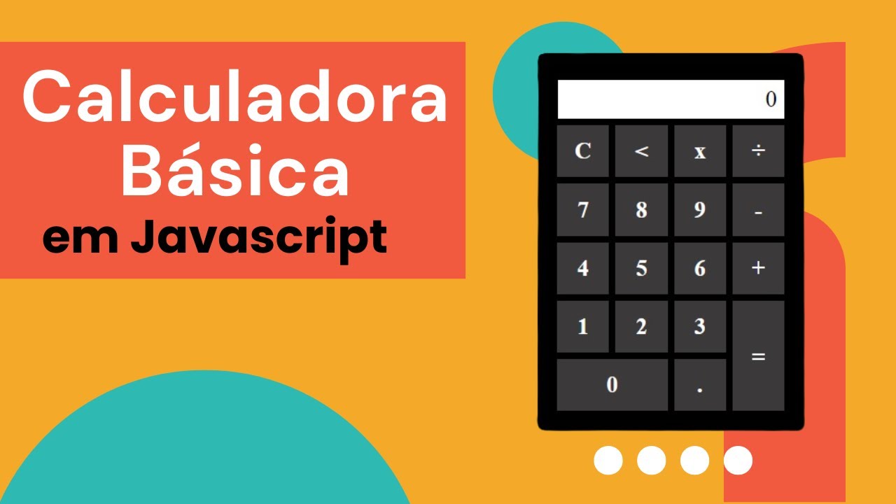 CALCULADORA SIMPLES com HTML, CSS e JAVASCRIPT - TUTORIAL
