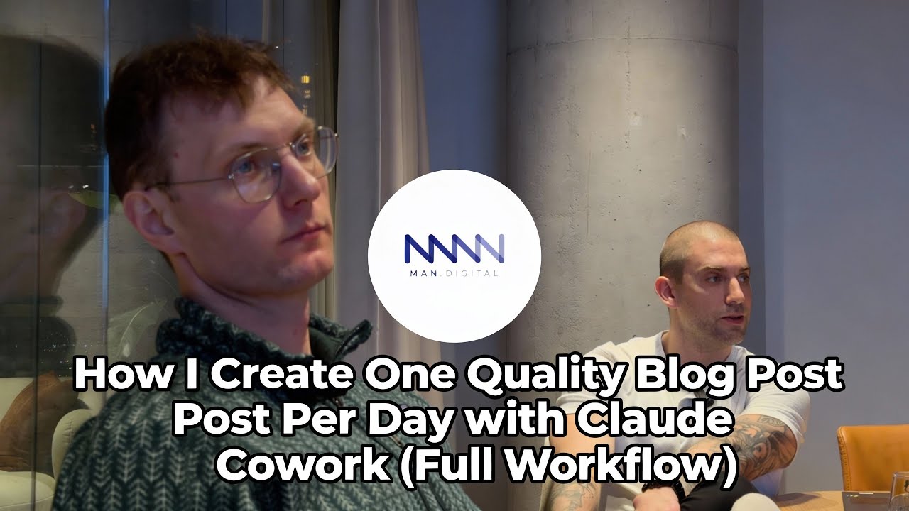 How I Create One Quality Blog Post Per Day with Claude Cowork (Full Workflow)