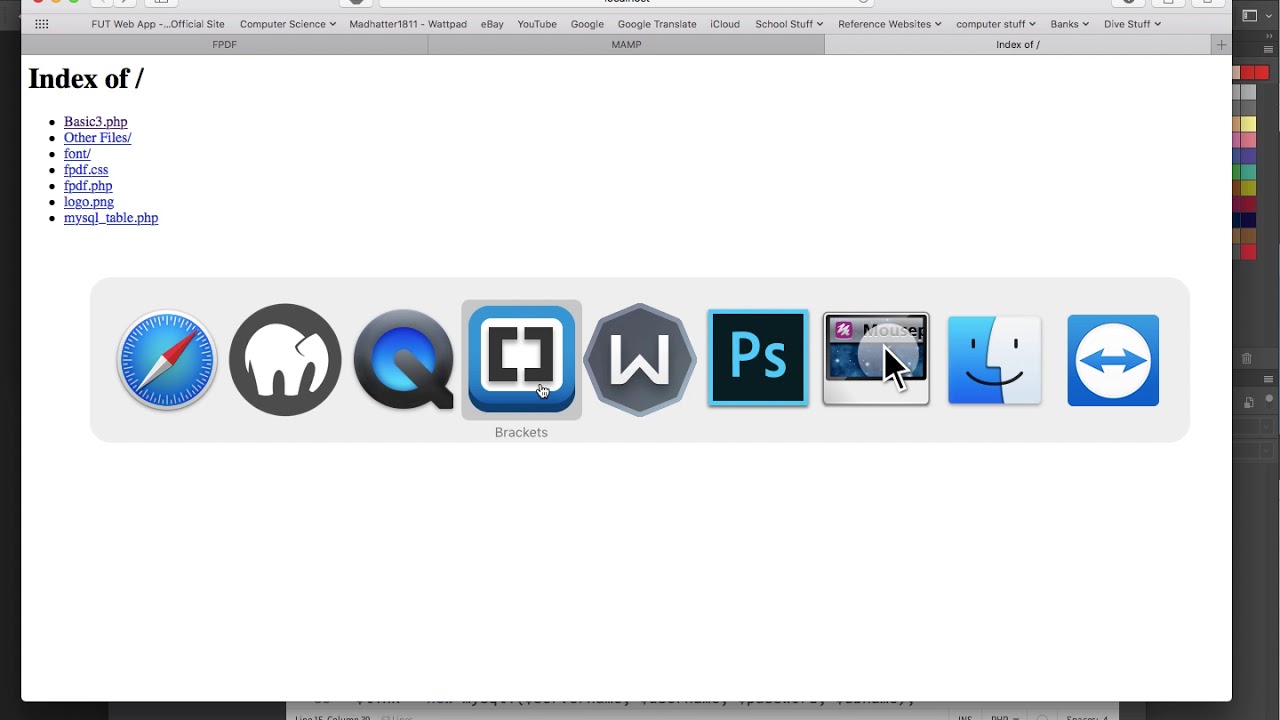 MySQL to PDF Using PHP