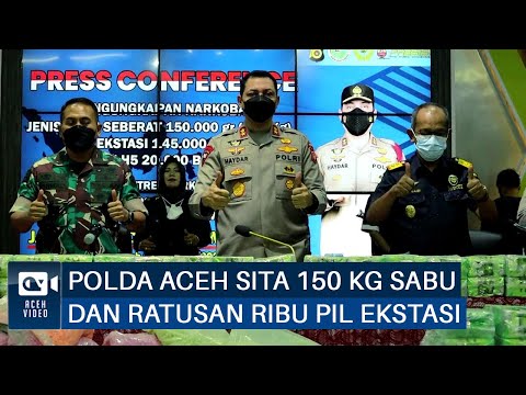 Polda Aceh Kembali Gagalkan Penyelundupan Narkoba dari Luar Negeri