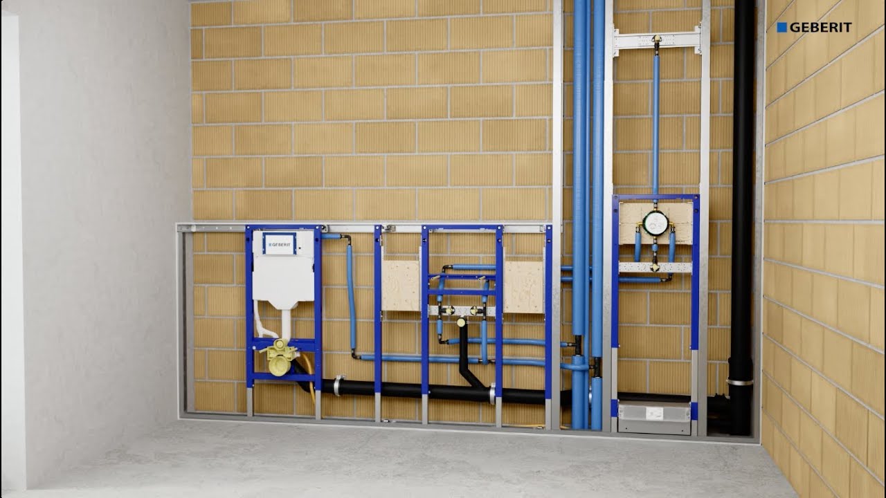 Geberit Duofix - Half room height installation