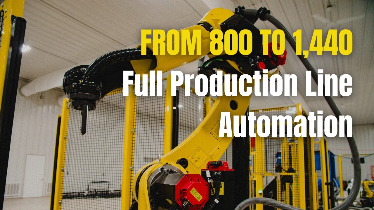 From 800 Units in 10 Hours to 1,440 in 8: Full Production Line Automation