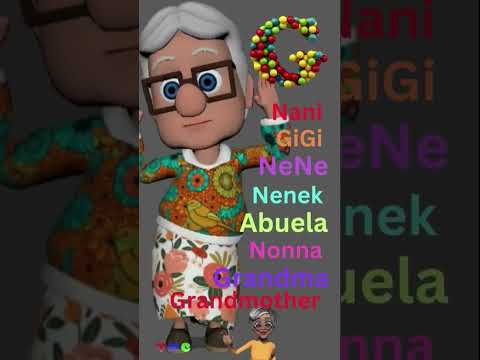 Learn Grandma names| Grandma's are the BEST #nurseryrhymes #shortsvideo #shorts