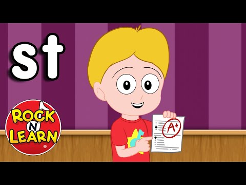ST Ending Consonant Blend Sound with Practice | ABC Phonics Song with Sounds for Children