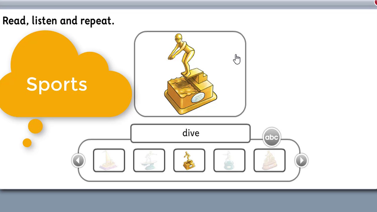 Sports Vocabulary - 3rd Grade