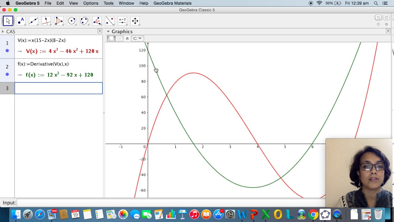 Teaching Calculus using GeoGebra Open box problem  by Jonaki Ghosh