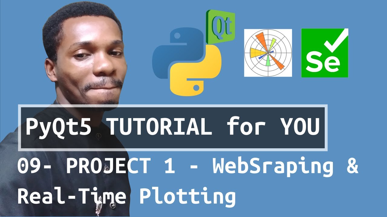 PyQt5 Tutorial #9 - Web Scrapping & Real-Time Plotting| Selenium | Maplotlib | Yahoo! Finance