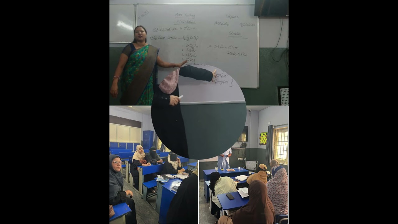 Micro Teaching Training at Insight International School, Shaikpet.