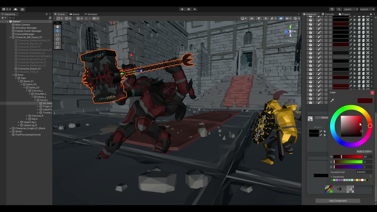 Colorize Palette Modifier
