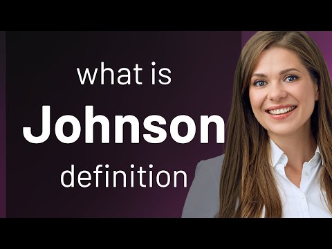 Johnson — what is JOHNSON meaning