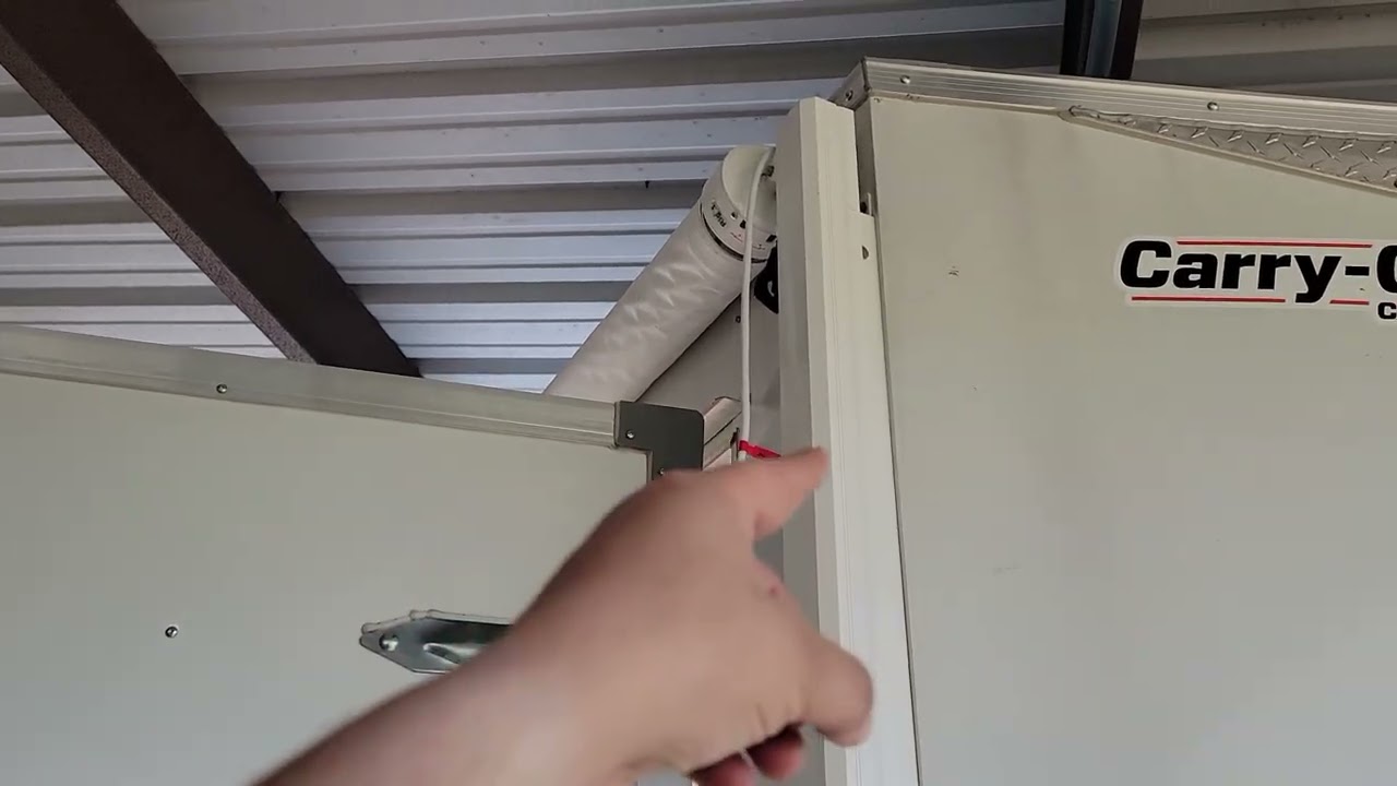 We Added an RV Awning to Our Cargo Trailer - Game Changer