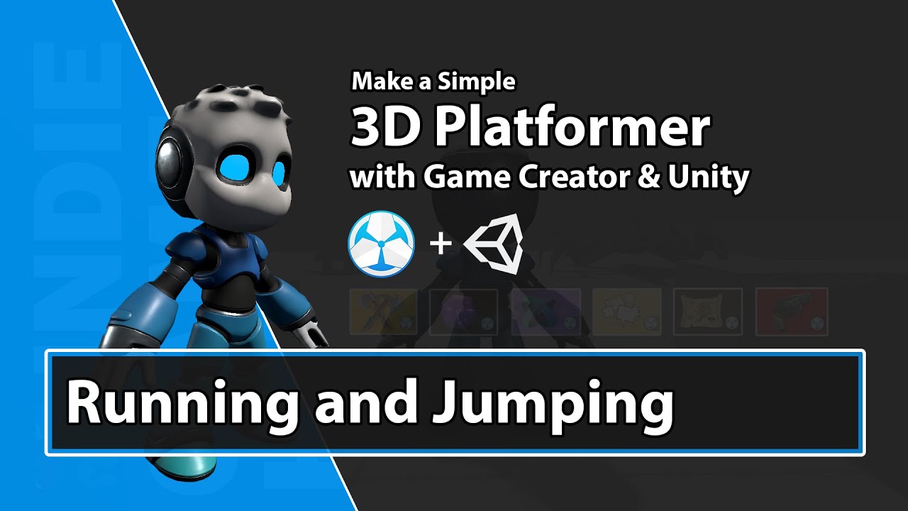 Unity Game Creator Tutorial - Running and Jumping - 07 - Make a 3D Platformer