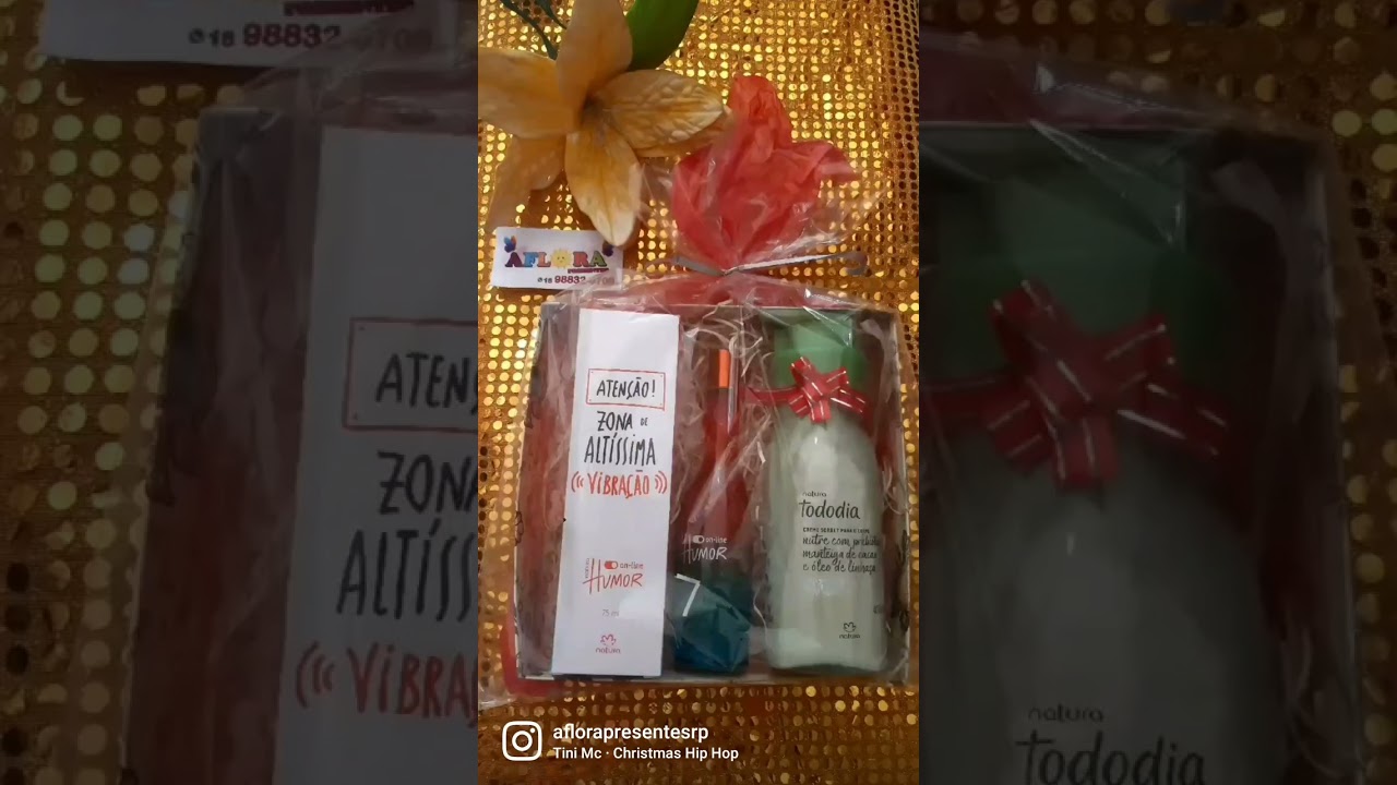 Kits Natura Decoração Natalina  Aflora Presentes Carinho em Forma de Presente