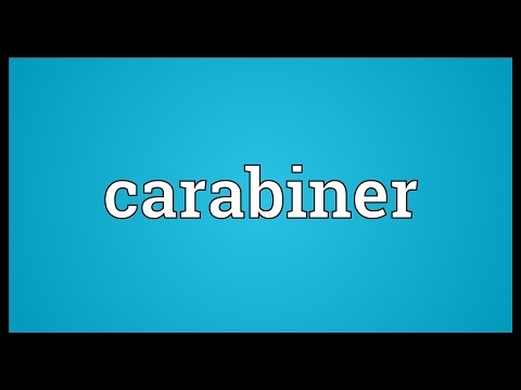 Carabiner Meaning