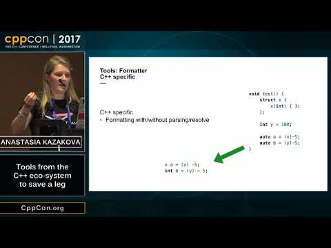CppCon 2017: Anastasia Kazakova “Tools from the C++ eco-system to save a leg”