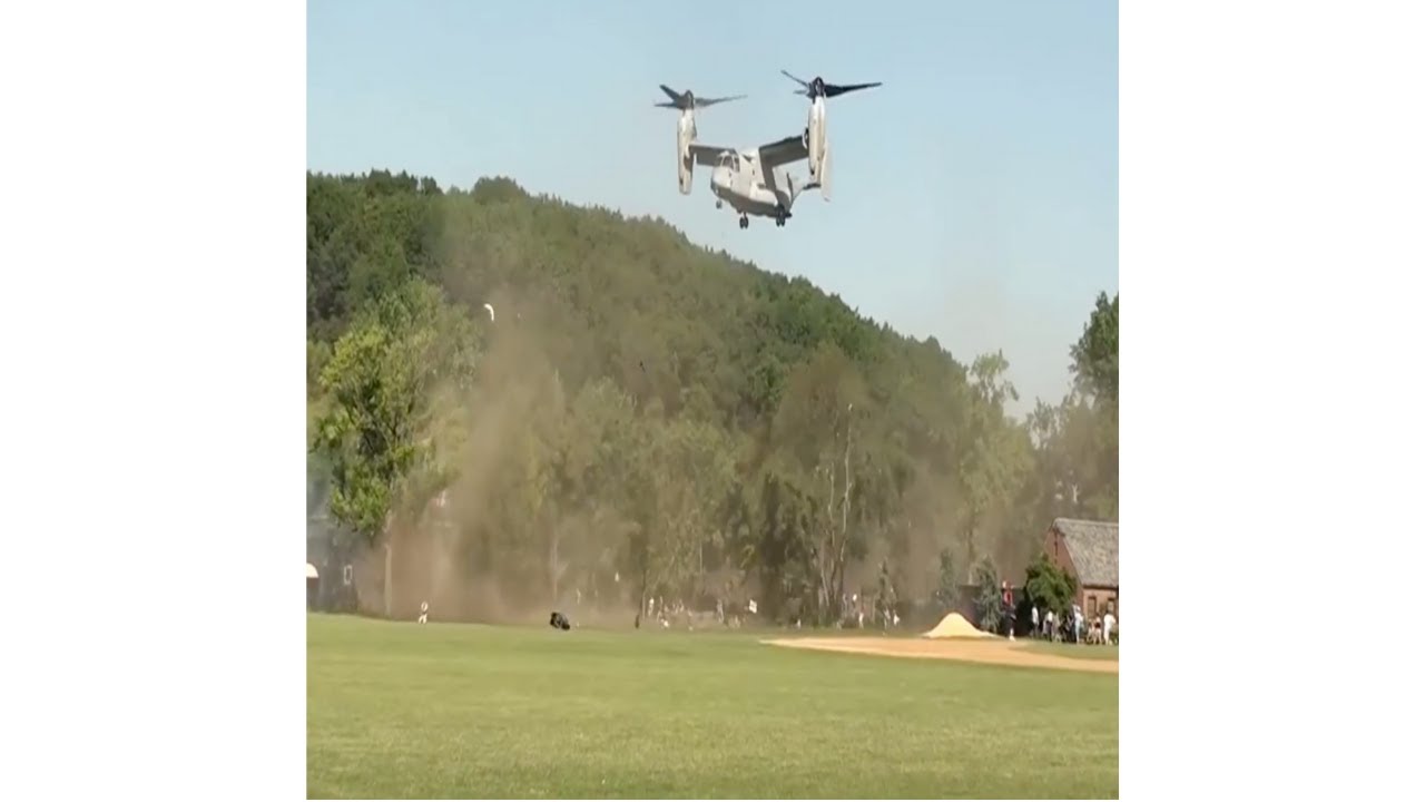 V22 Osprey Destroys Park