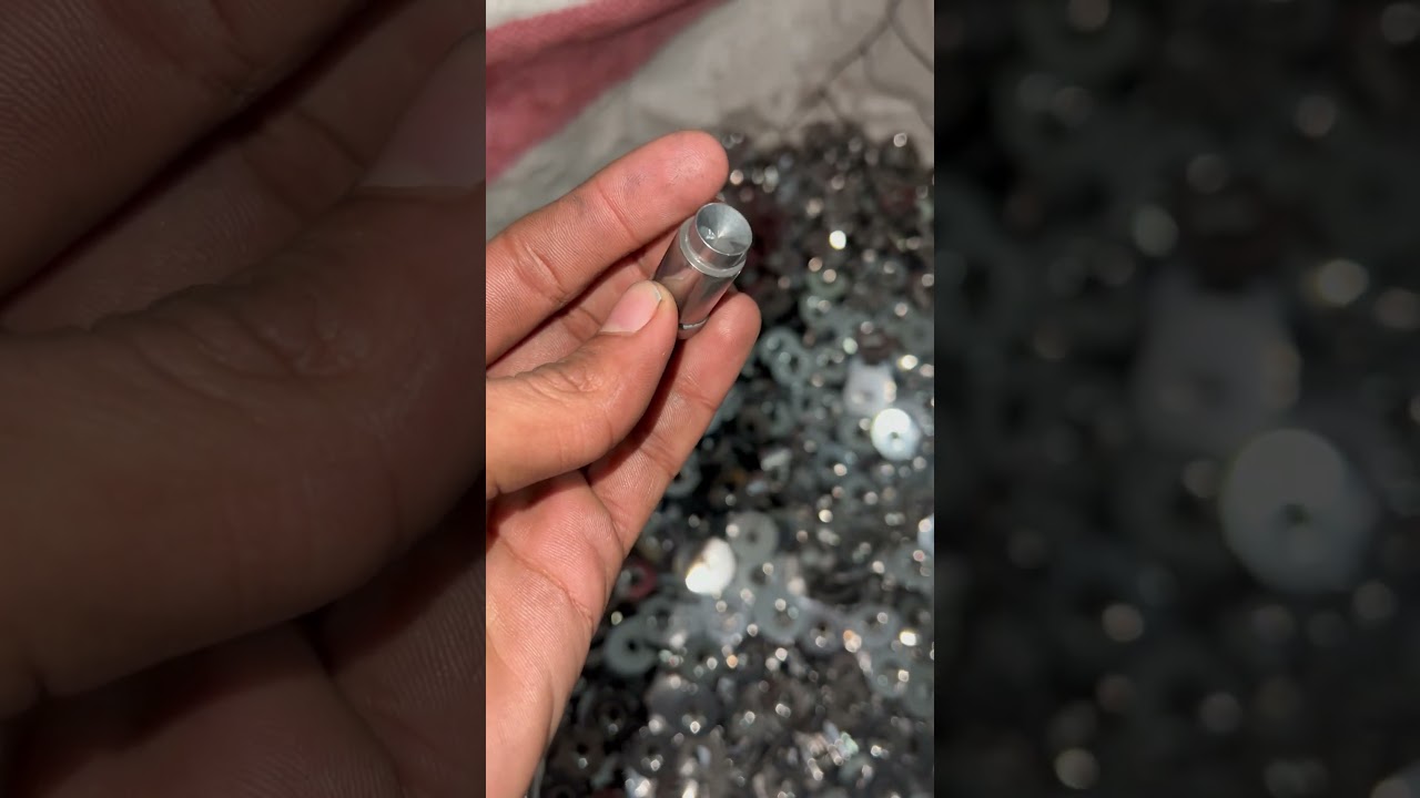 After micropoli... Picker pin and 25 mm dia points