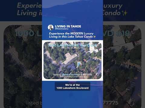 Explore the BEST of Modern Lake Tahoe Living in Incline Village Nevada