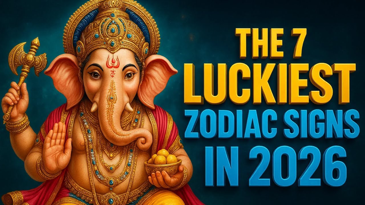 Ganesha: The 7 Luckiest Zodiac Signs in 2026. Horoscope for 2026.