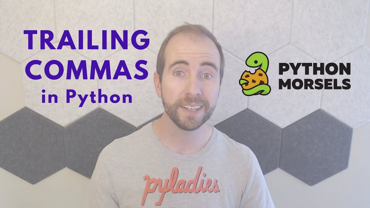 Trailing commas in Python