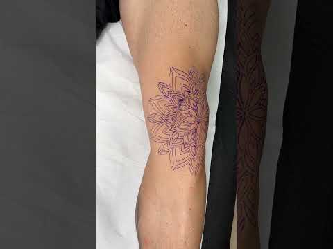 The best way to make a good Stencil on joints๐ || #tattoodesign