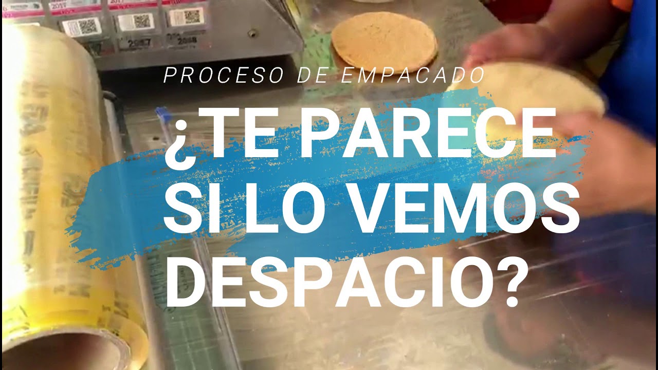 EMPACADO DE TORTILLAS CON ALVIFILM