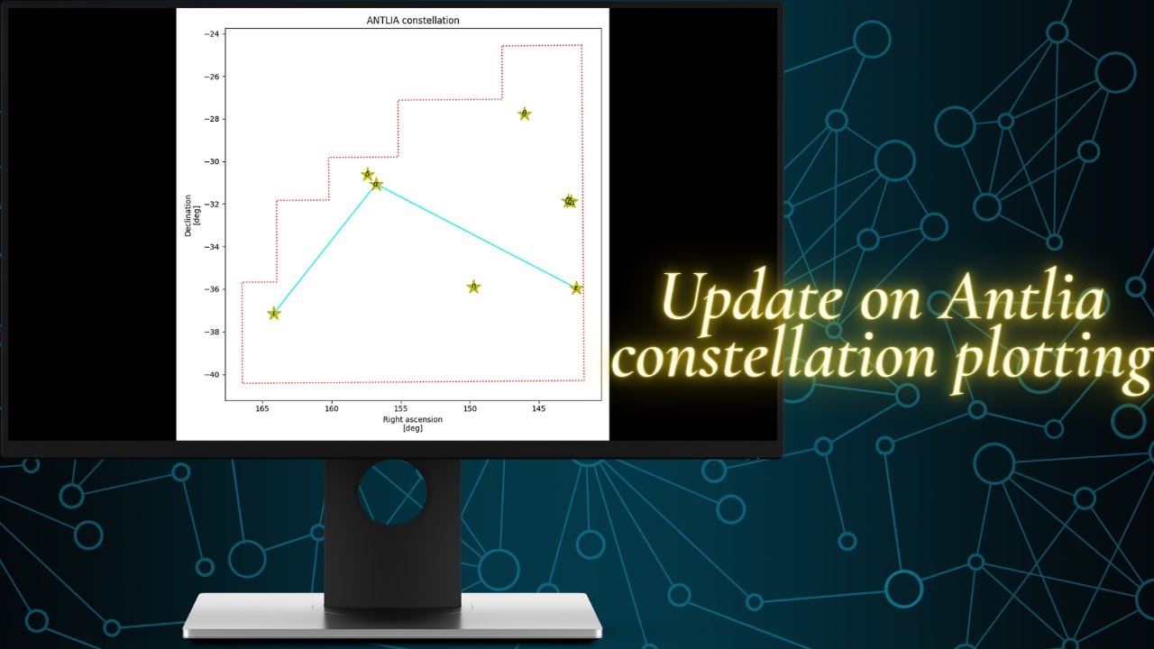 Plotting constellations in #python