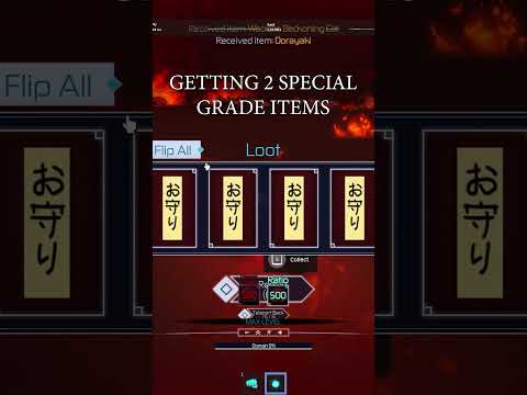Getting 2 SPECIAL GRADE ITEMS in 1 CHEST | Jujutsu Infinite Roblox #shorts #jujutsuinfinite