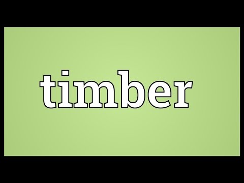 Timber Meaning