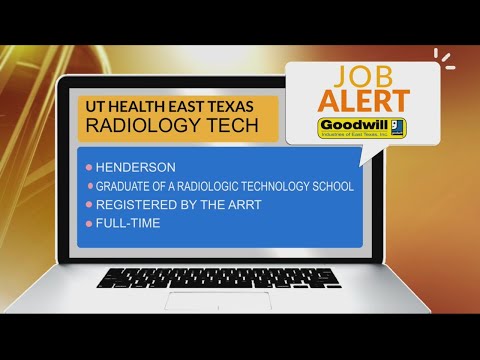 JOB ALERT: UT Health East Texas in Henderson needs a radiology tech