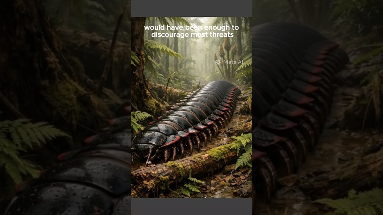 Arthropleura: Crawling through ancient forests over 300 million years ago #wildlife #animals