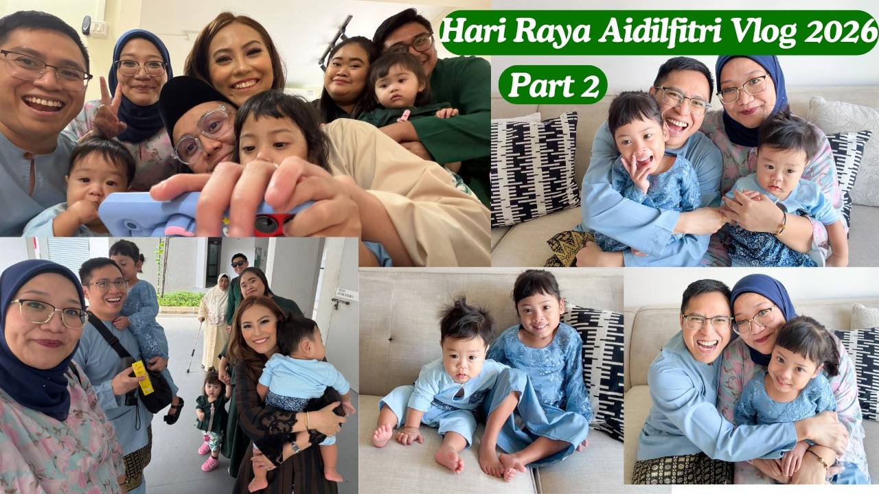 Vlog | Hari Raya Aidilfitri Vlog Part 2 | 2026 | First and Second Day | DJI OSMO Pocket 3