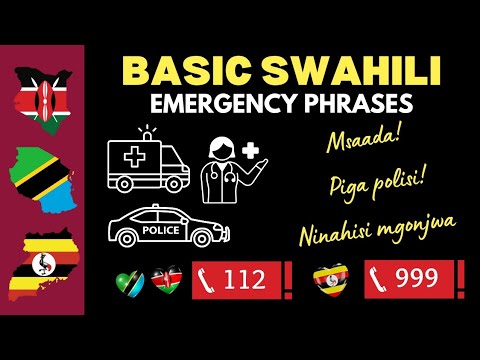 Basic Swahili Emergency Phrases | How to say 'Help!' and more in Swahili