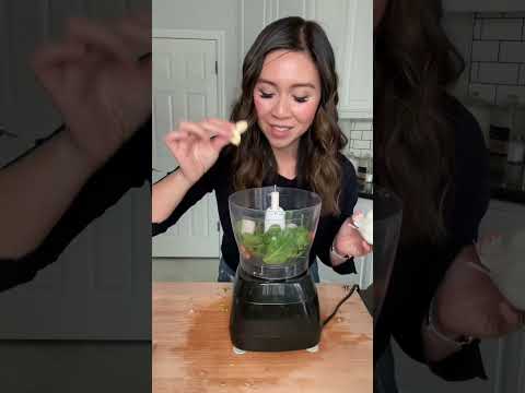 Eating Green Goddess Salad with Chips | MyHealthyDish