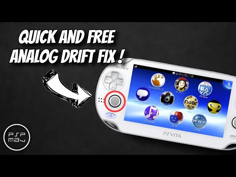 Free and Easy Software fix for PS Vita analog stick drift ! No replacement needed